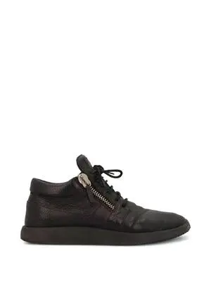 GIUSEPPE ZANOTTI Hayden Leather Sneakers - Black