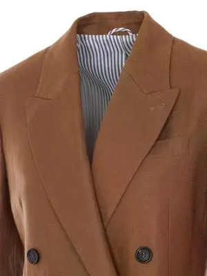 Brunello Cucinelli Double-breasted V-neck Jacket