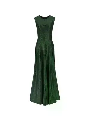 Norma Kamali Grace Sequin Gown - Green
