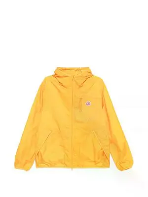 Moncler Hooded Logo Jacket - Orange