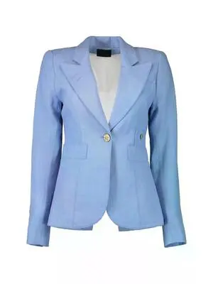 Smythe Single-breasted Linen Blazer - Blue