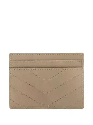 Saint Laurent Cassandre Leather Card Holder