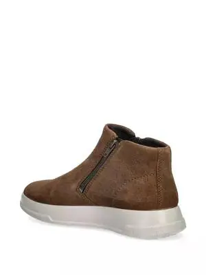Ecco Zip Suede Boots