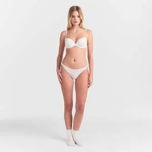 SKIMS Everyday Cotton Thong - Snow