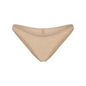 SKIMS Everyday Cotton Bikini - Clay Heather