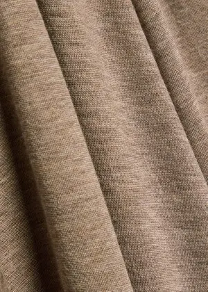 Vince Funnel-neck Jersey Midi Dress