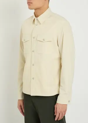 LARDINI Shell Overshirt - Ecru