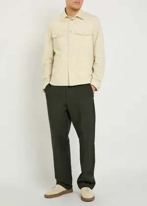 LARDINI Shell Overshirt - Ecru