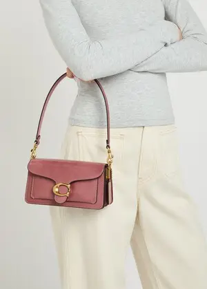 COACH Tabby 20 Spazzolato Leather Cross-body Bag - Pink