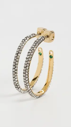 Demarson Calypso Pave Mini Earrings