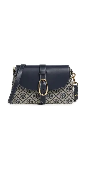 Tory Burch T Monogram Soft Small Shoulder Bag - Tory Navy