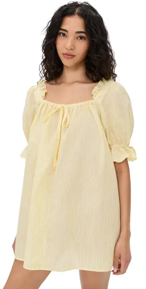 O.P.T O. P.t Allegra Mini Dress - Yellow Stripe