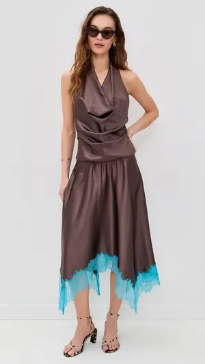 Staud Elira Silk Dress
