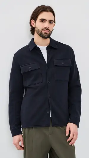 Vince Double Slub Shirt Jacket