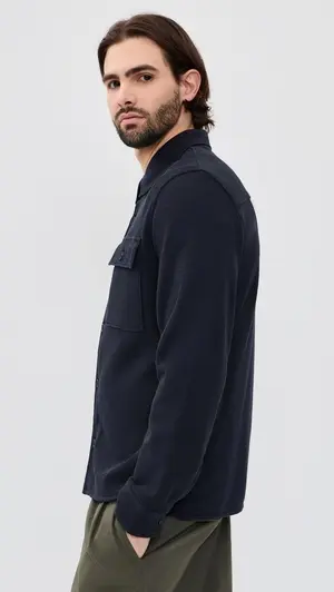 Vince Double Slub Shirt Jacket