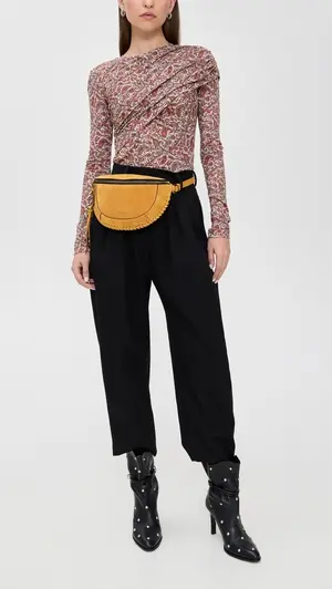 Isabel Marant Skano Suede Waist Bag