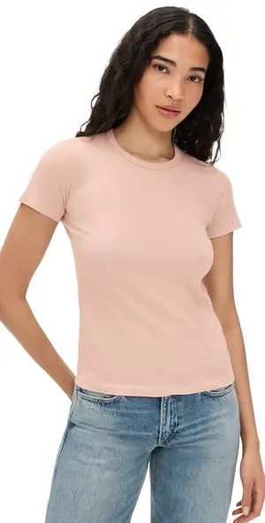 Jenni Kayne Cotton Slim Tee - Blush