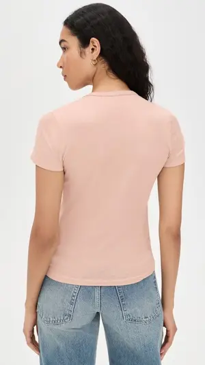 Jenni Kayne Cotton Slim Tee - Blush