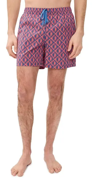 FAIR HARBOR The Bungalow Swim Trunks 5 - Cobalt Suns