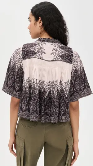 Sea Hedra Print Blouse