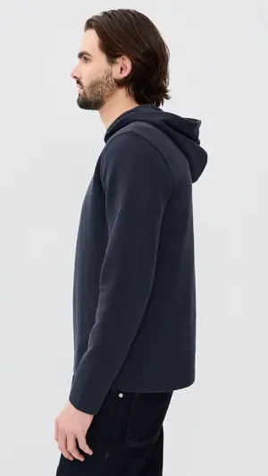 Vince Double Face Pullover Hoodie