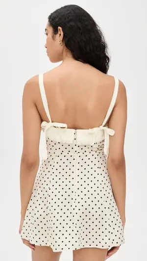 For Love & Lemons Minnie Dot Mini Dress