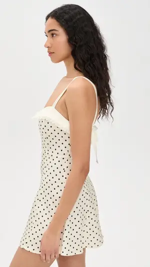 For Love & Lemons Minnie Dot Mini Dress