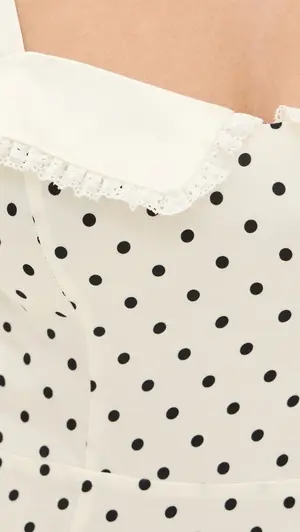 For Love & Lemons Minnie Dot Mini Dress