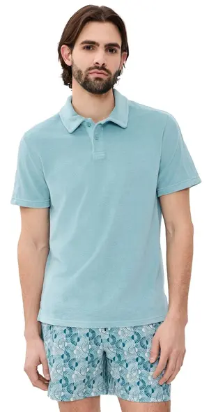 FAIR HARBOR Ravello Terry Polo - Bay Blue