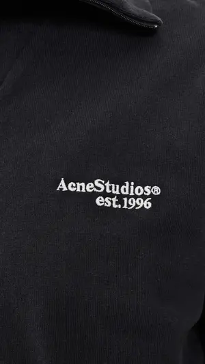 Acne Studios Four Quarter Zip Sweatshirt