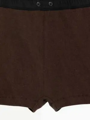 ENTIRE STUDIOS Ribbed-knit Shorts
