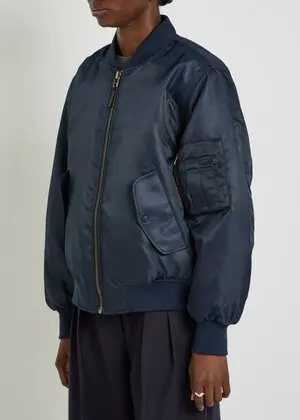 ANINE BING Leon Padded Shell Bomber Jacket