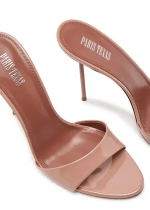 Paris Texas Lidia 105 Patent Leather Mules - Pink