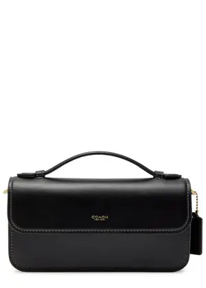 COACH Elora Leather Cross-body Bag - Black