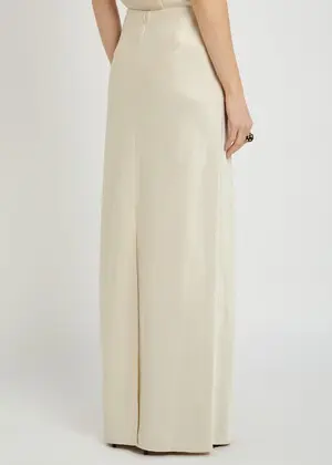 Vince Satin Maxi Skirt - Cream