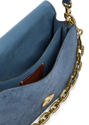 COACH Tabby Suede Shoulder Bag