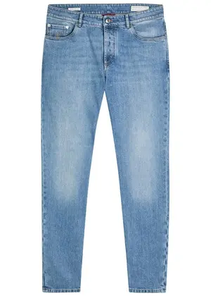 Brunello Cucinelli Tapered-leg Jeans - Denim