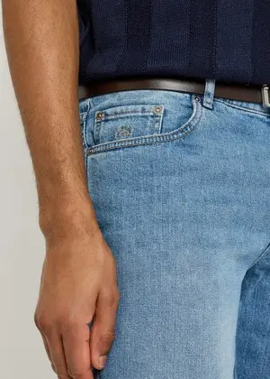 Brunello Cucinelli Tapered-leg Stretch- Jeans - Denim