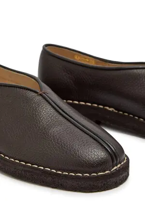 LEMAIRE Grained Leather Loafers