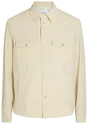 LARDINI Shell Overshirt - Ecru