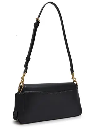 COACH Leather Shoulder Bag - Black