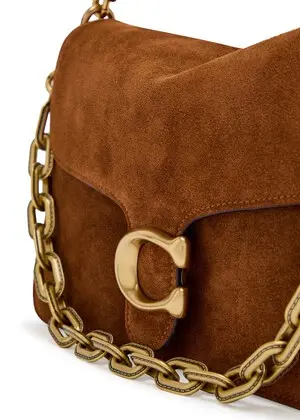 COACH Tabby Suede Shoulder Bag