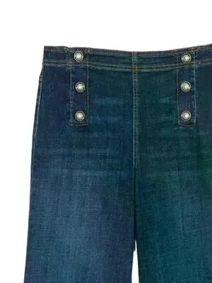 TWINSET Buttoned Flare Jeans
