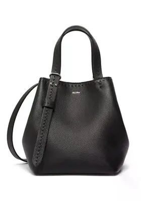 Max Mara Leather Top Handle Tote Bag