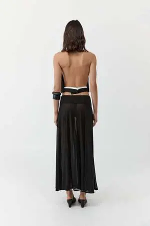 ST. AGNI Upside Down Halter Top