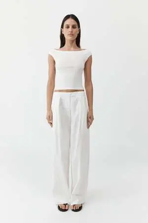 ST AGNI Relaxed Pleat Pants