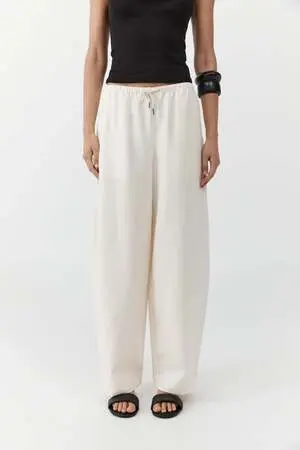 ST AGNI Fine Drawstring Relaxed Pants