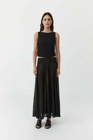 ST AGNI Fluid Jersey Skirt