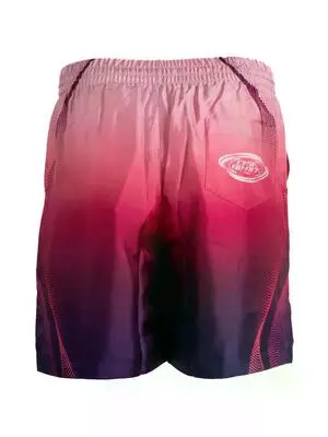 Casablanca Gradient Silk Shorts