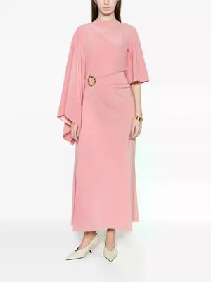 JOSEPH Joya Ring-detail Maxi Dress - Pink